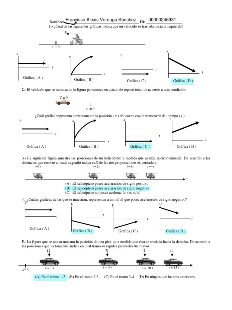 UC4 Actividad 3 (Mov. Rectilineo) | PDF | Aceleración | Velocidad