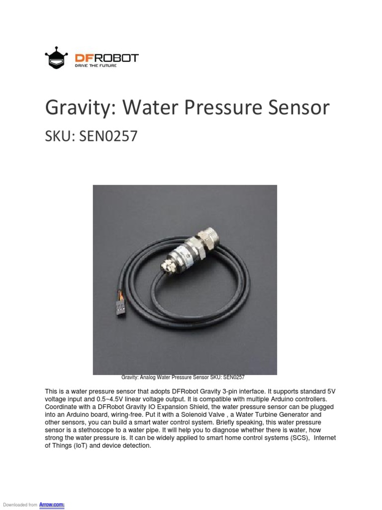 Sen0257 Web | PDF | Arduino | Sensor