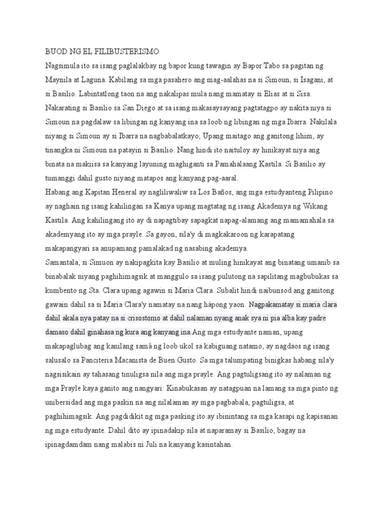 Aking Reaksyon Paper El Feli | PDF