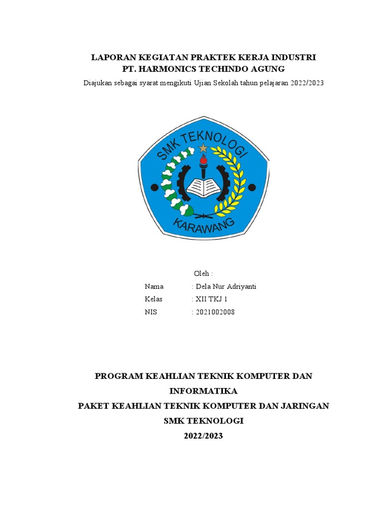 LAPORAN PKL Dela Cover | PDF