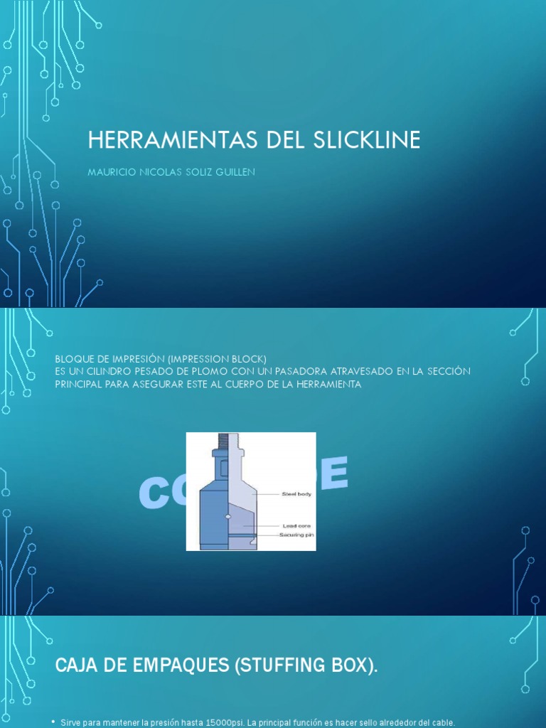 Herramientas Del Slickline Trabajo | PDF | Ingeniería mecánica | Bienes ...