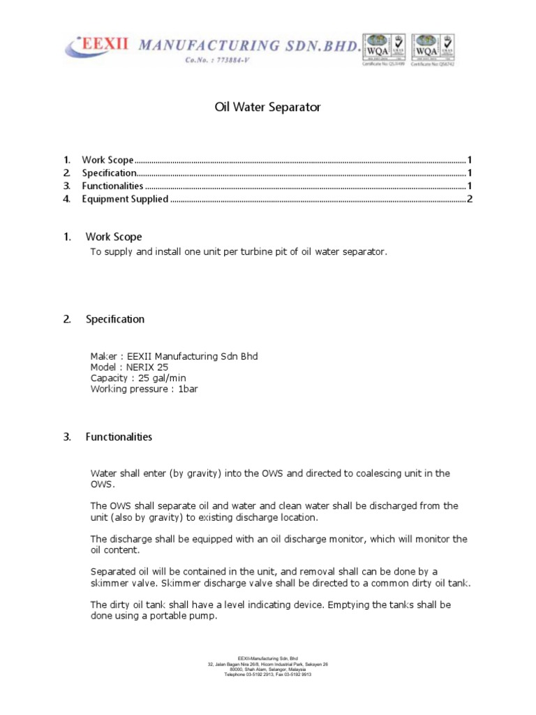 Ows Eexii | PDF | Pump | Valve