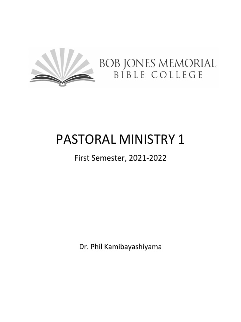 Pastoral Ministry Course Overview 2021-22 | PDF | Spiritual Gift | Pastor