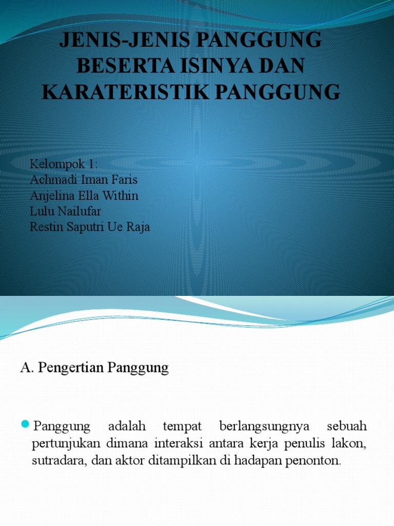 A.ppt Tata Teknik Pentas | PDF