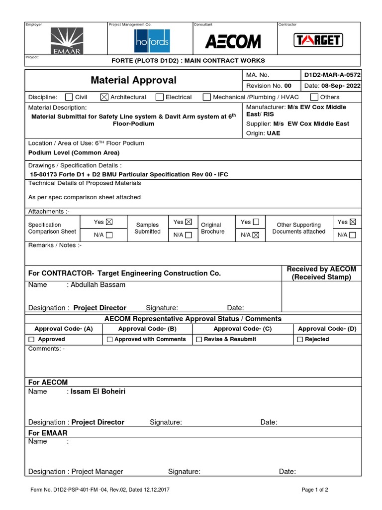 D1D2-MAR-A-0572 Rev.00 | PDF | Specification (Technical Standard) | Galvanization