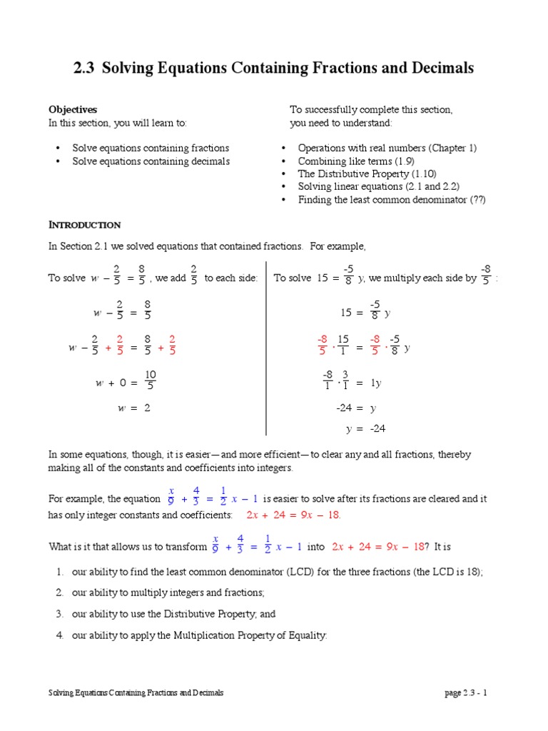 Y8 Linear Equations 2 | PDF | Numbers | Equations