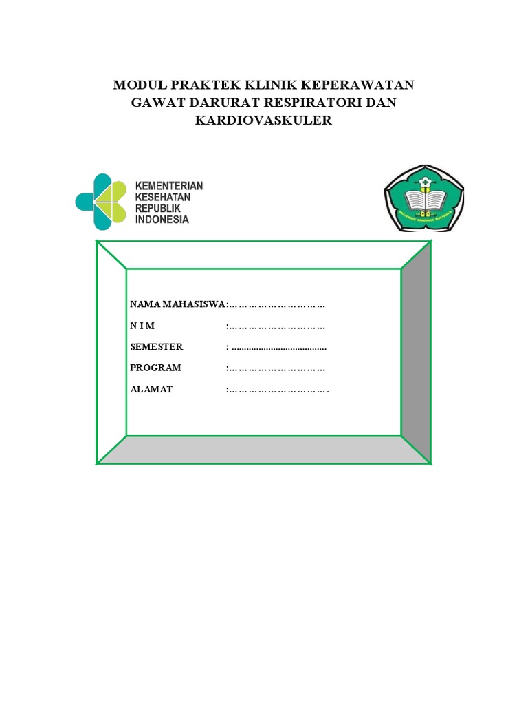 Modul PKK Gadar Respiratori Dan Kardiovaskuler | PDF