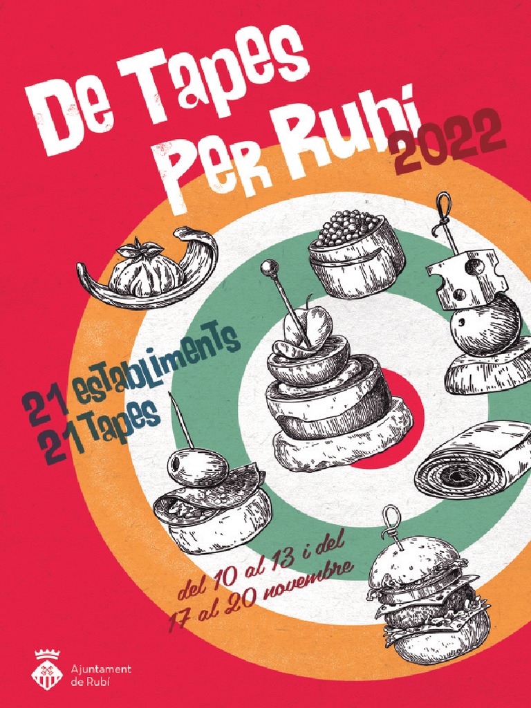 Guia de La Ruta de Tapes Per Rubí 2022 | PDF