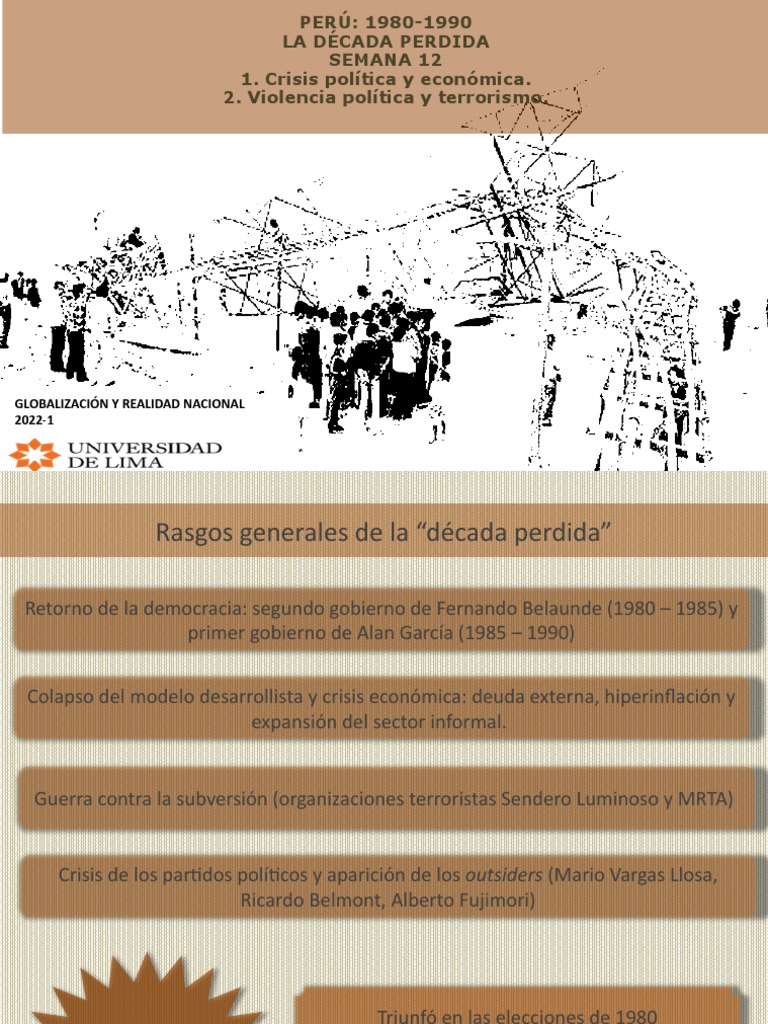 La Década Perdida en Perú: 1980-1990 | PDF | Perú | América del Sur