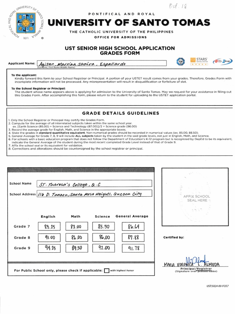Agitan, Martina Shaira - Application Grades Form - 20221026 - 0001 ...