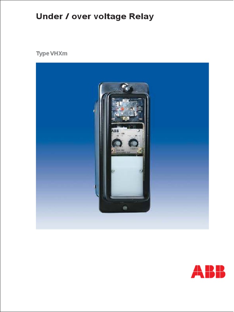 Abb Relay | PDF | Relay | Electrical Substation