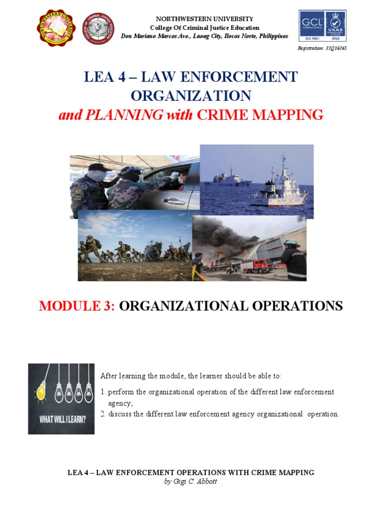 Module 3-PNP - 944117520 | PDF | Police | Crimes