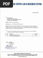 Drinking Water Test Report | PDF | Bacteria | Chemical Compounds