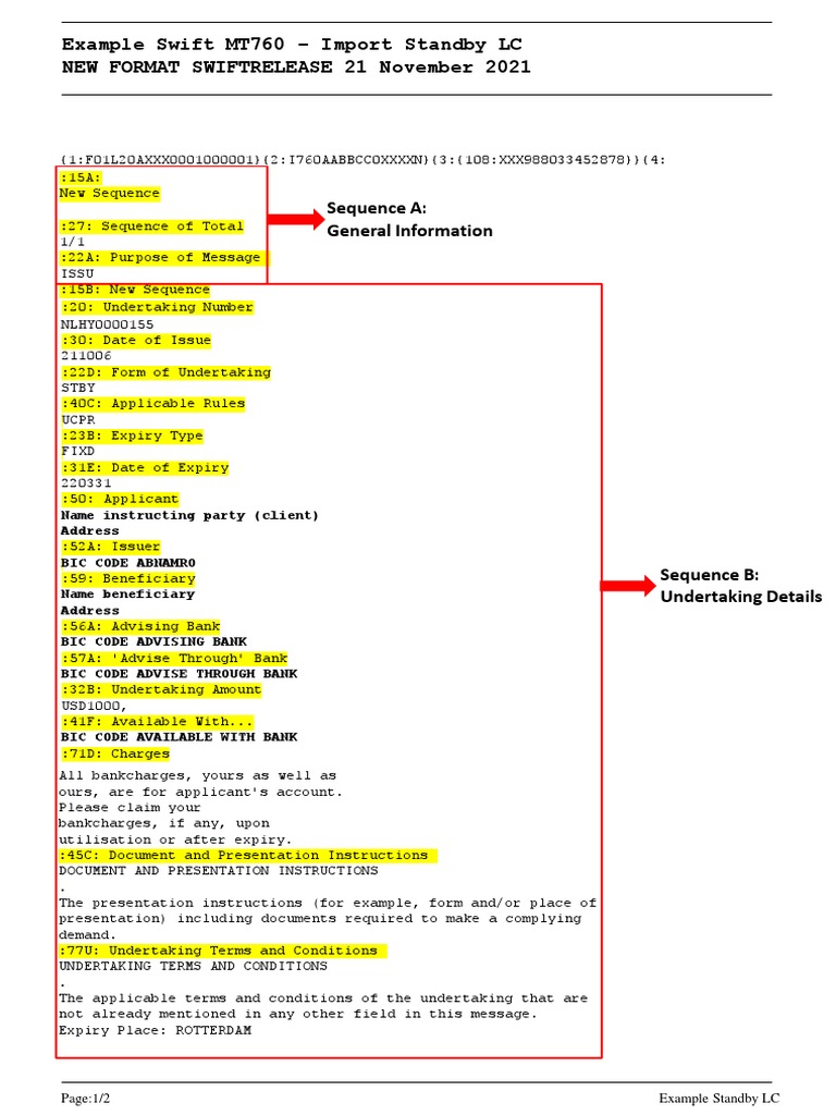 Standby LC Swift Release 2021 Tcm16-128658 | PDF