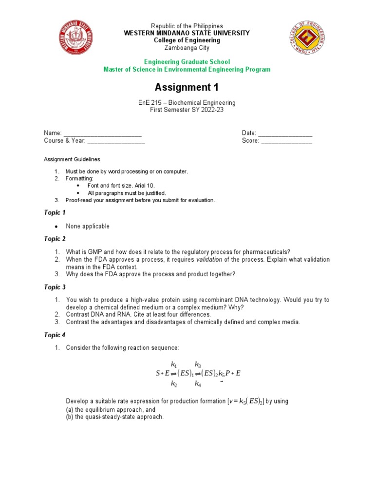 Assignment 1 | PDF