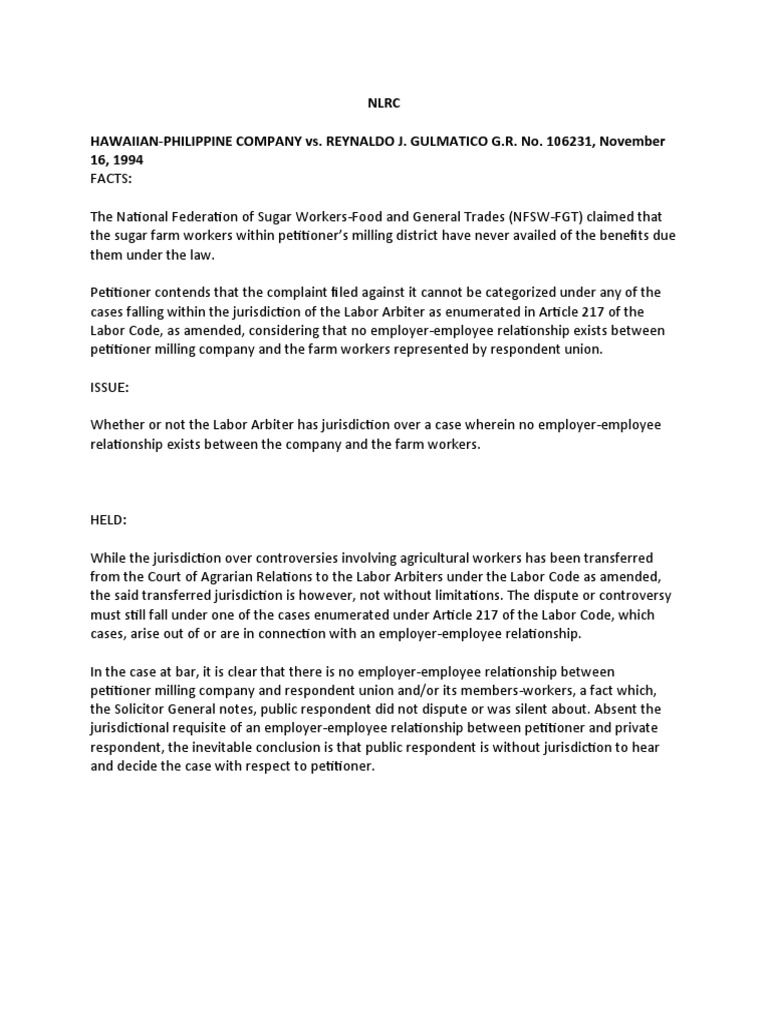 Labor Cases | PDF | Arbitration | Unfair Labor Practice