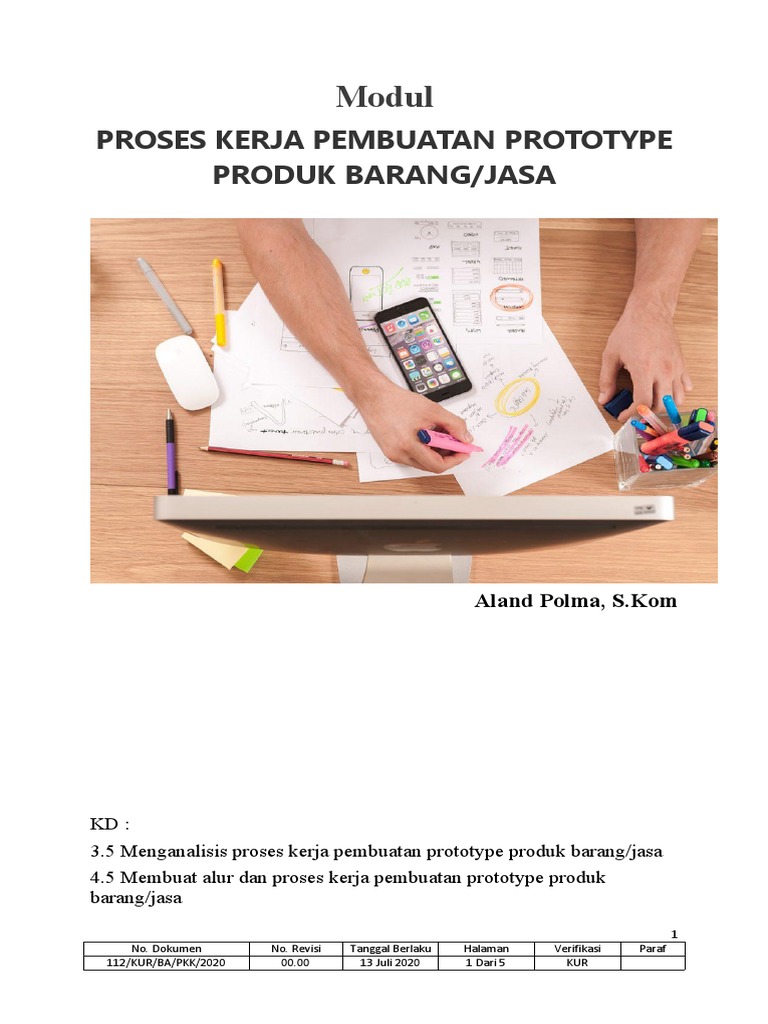PROSES PEMBUATAN PROTOTIPE | PDF