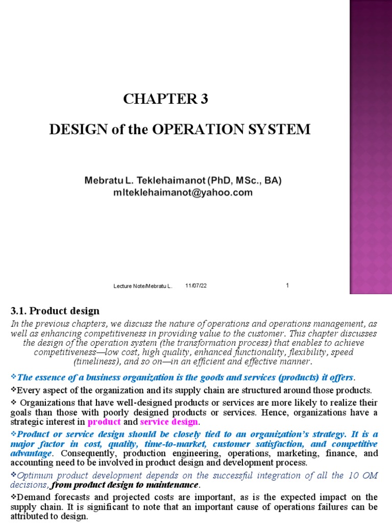 Operations MGMT Lecture Note (Chapter 3) MLT | PDF | Automation ... Operations MGMT Lecture Note (Chapter 3) MLT | PDF | Automation ...