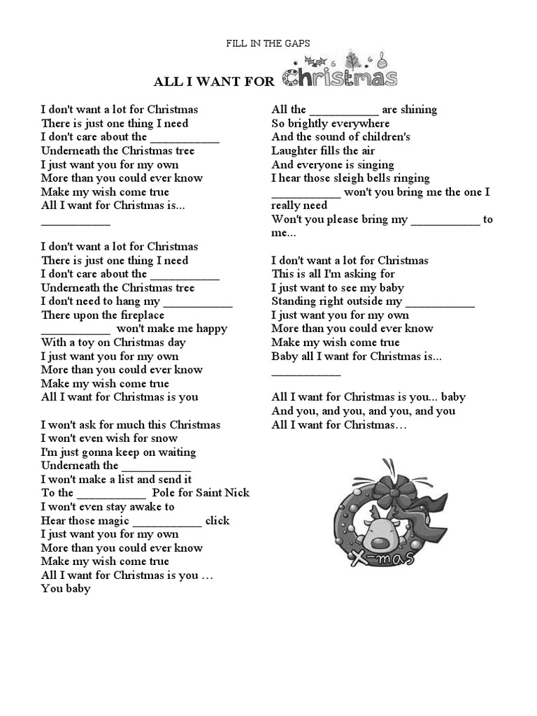 All I Want For Christmas | PDF