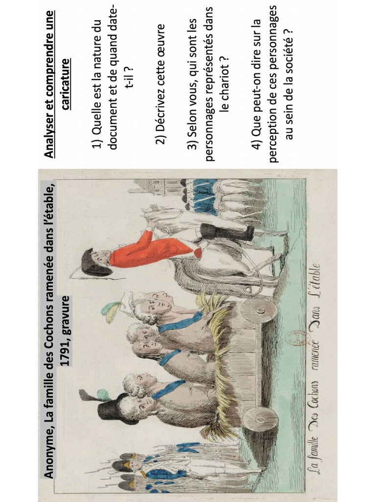 La Famille Des Cochons Ramenée Dans L'étable | PDF