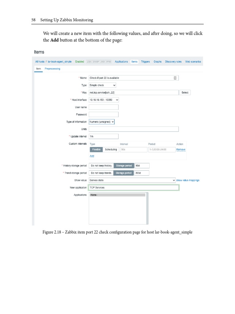 Zabbix 5 IT Infrastructure Monitoring Cookbook81-90 | PDF | Server (Computing) | Databases