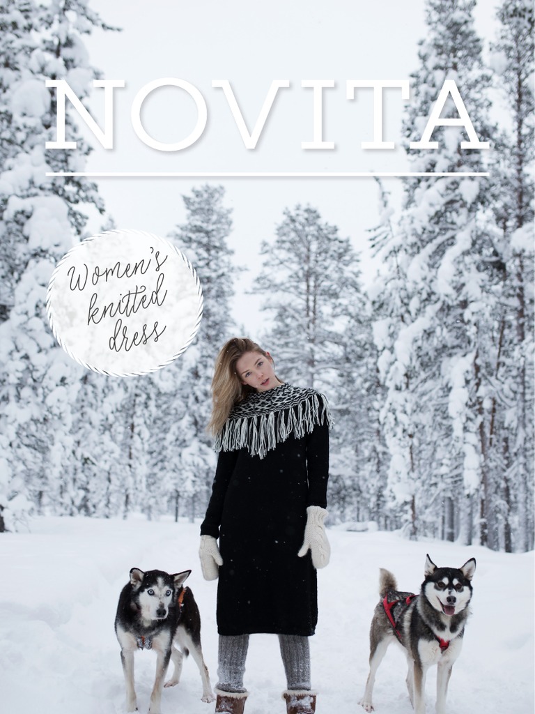 Novita Nordic Wool Women's Dress | PDF | Knitting Needle | Knitting