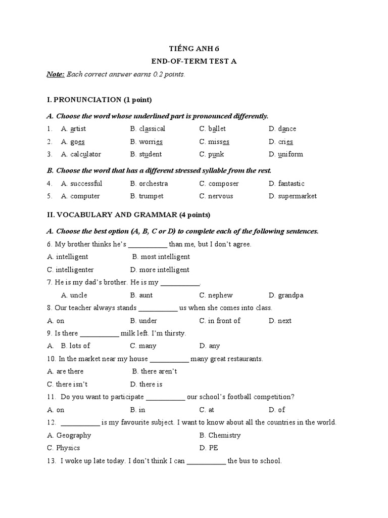 ED6 Sem 1 End-Term Ver A | PDF | Cognition | Linguistics