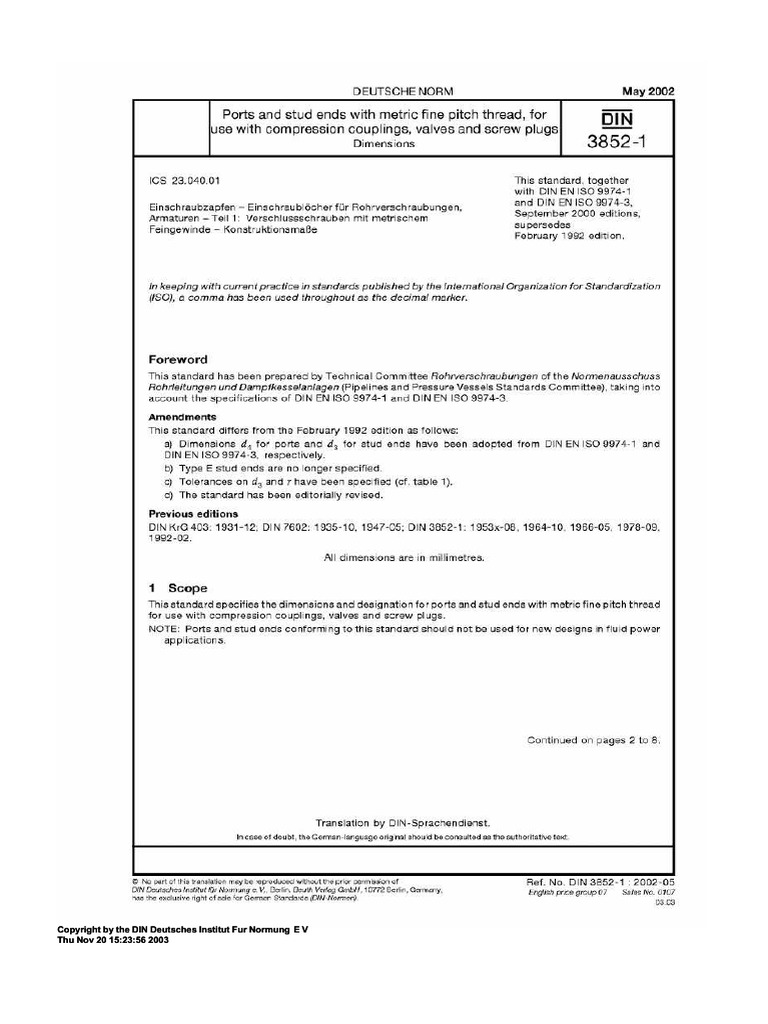 Din3852 1 2002 Bujaopdf | PDF