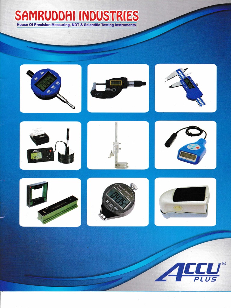 Accuplus Catlog | PDF | Metrology | Measuring Instrument