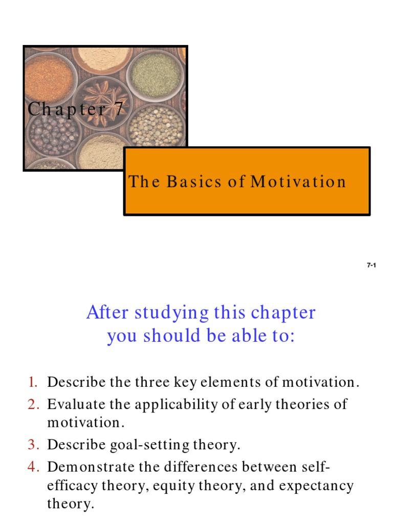 Robbins Eob13ge ppt07 The-Basics-of-Motivation SV2020 | PDF ...