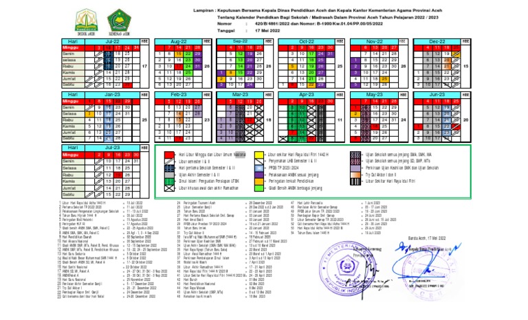 Kalender Pendidikan 2022 2023 Pages 7 | PDF