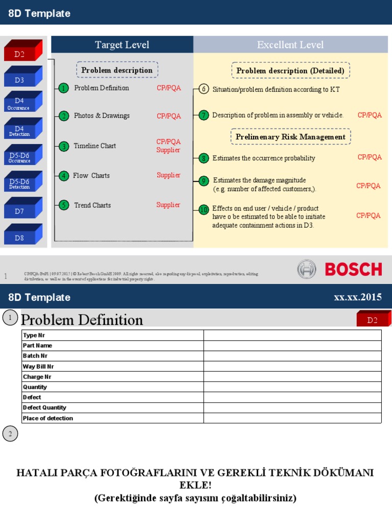 8D Template | PDF | Risk | Risk Assessment