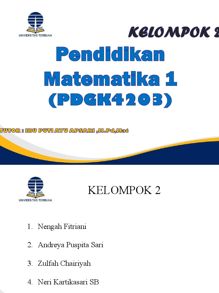Pendidikan Matematika 1 | PDF