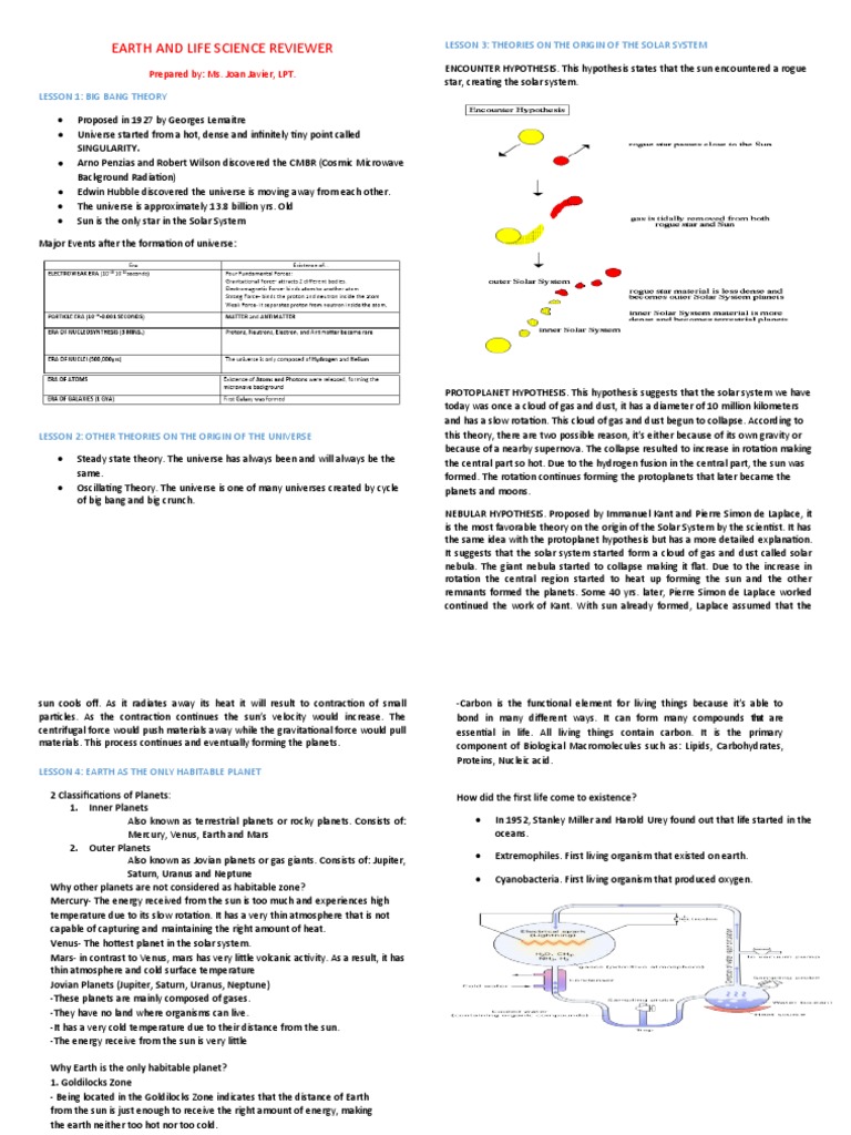 Els Reviewer | PDF | Planets | Solar System