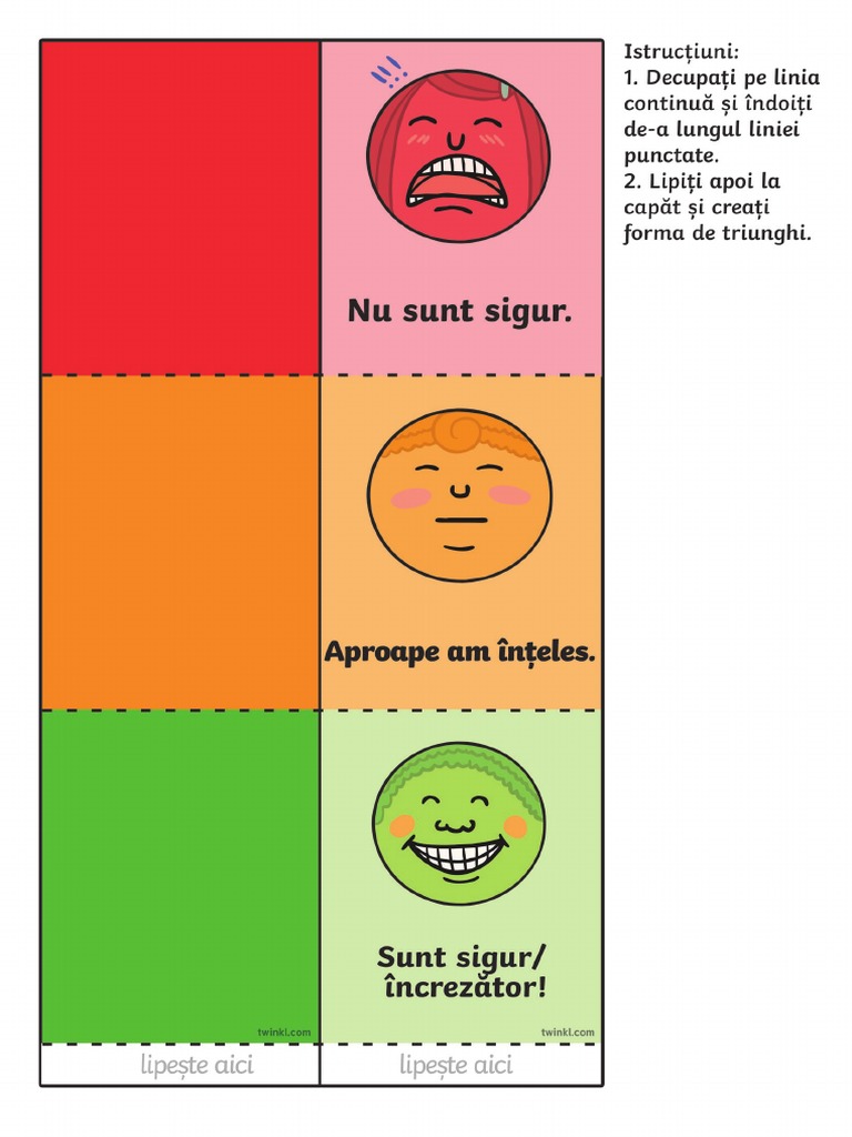 Semaforul Emotiilor | PDF