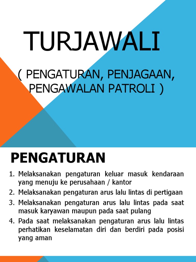 Materi Turjawali Satpam | PDF
