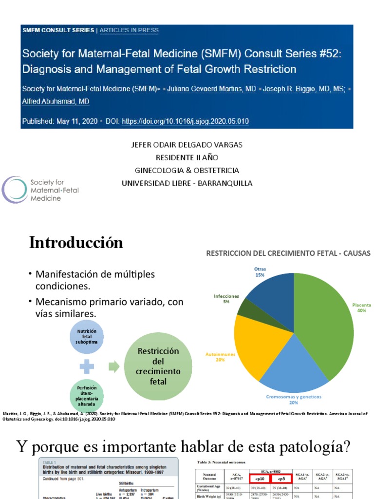 Society For Maternal-Fetal Medicine (SMFM) Consult | PDF | El embarazo ...