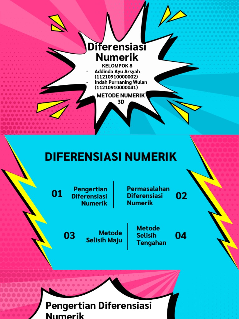 Kel8 - Metnum 3D - Diferensiasi Numerik | PDF