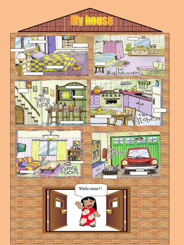 Label Home Furniture & Answer Questions | PDF