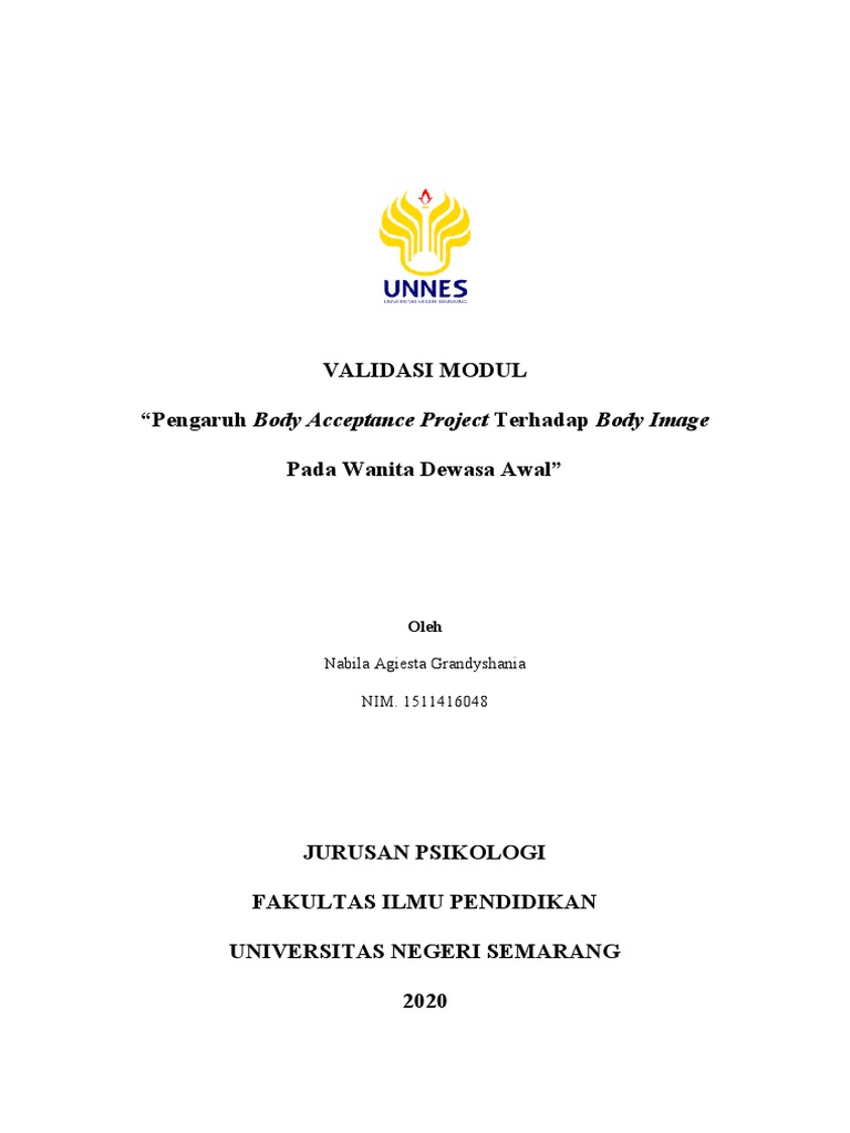 Blanko Validasi Modul | PDF