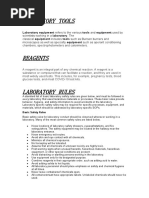 Laboratory Safety - Procedure and Guidance - Guidelines - SOPs | PDF ...