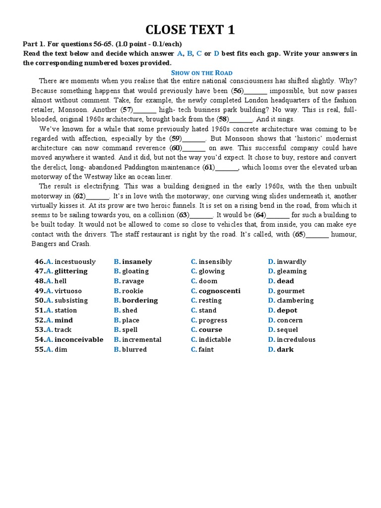 Close Text 1 | PDF