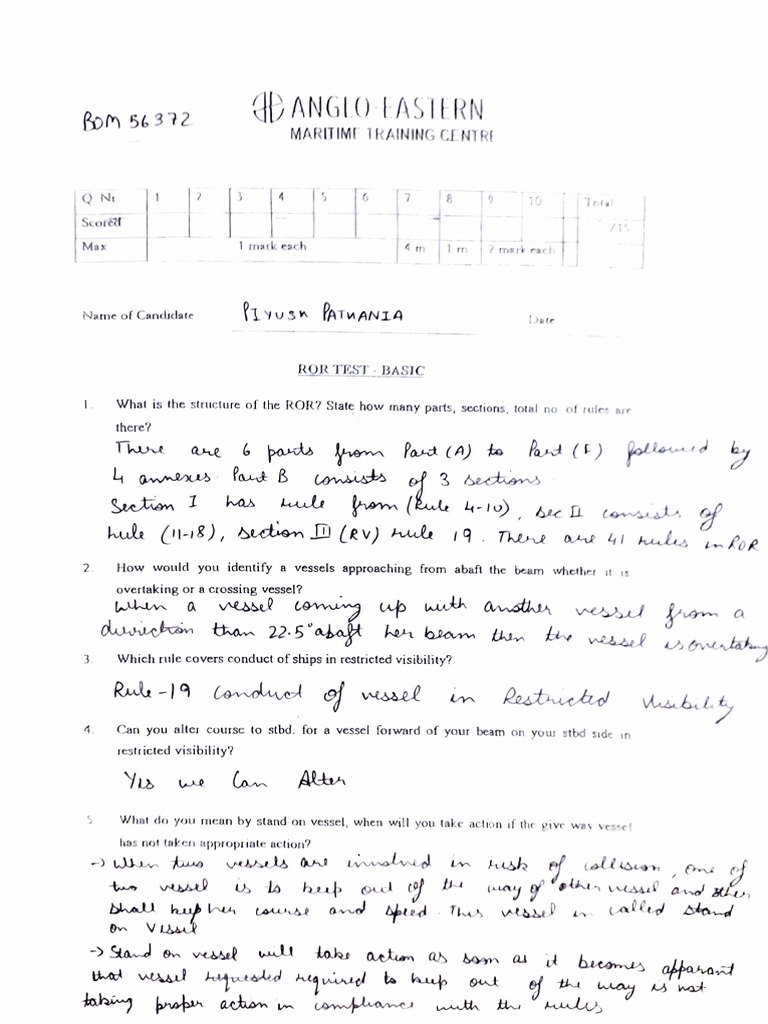 Ror Test Basic | PDF