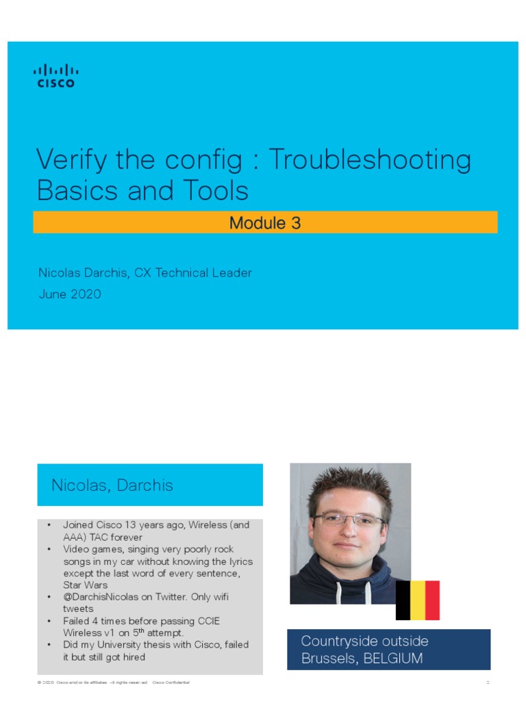 C9800 Module 3 Verify The Config Troubleshooting Basics and Tools | Download Free PDF ...