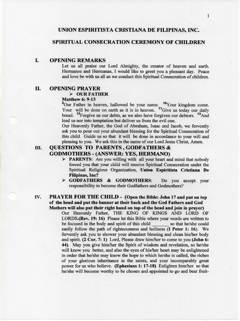 Spiritual Consecration English | PDF