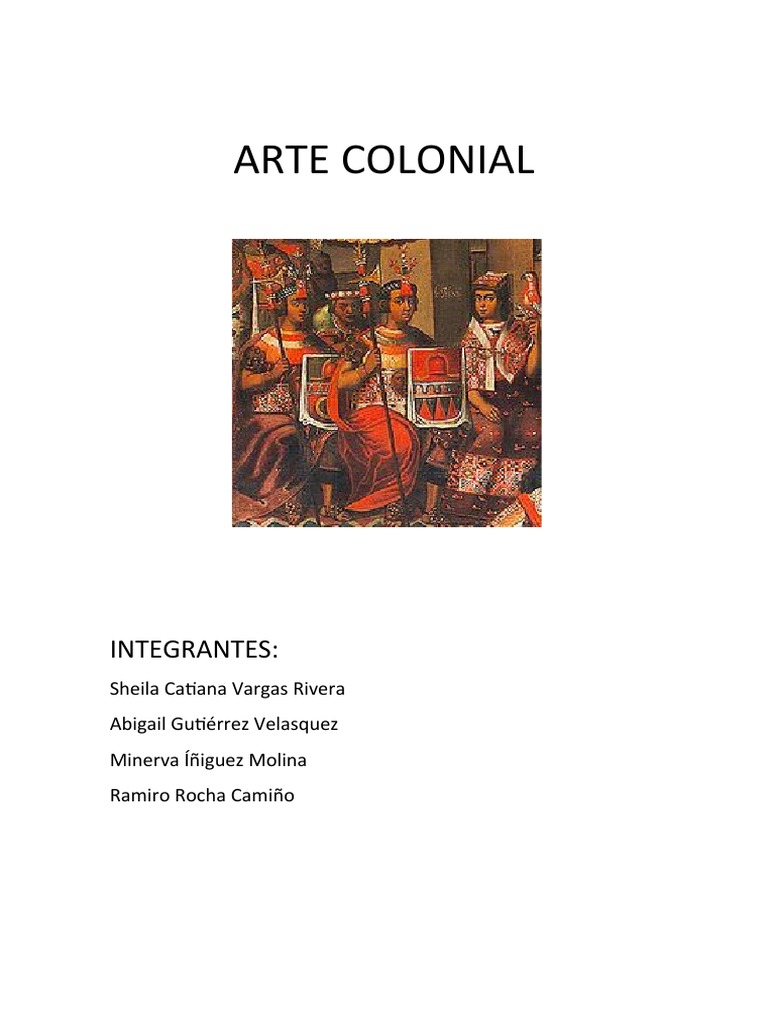 Arte colonial: fusión de cosmovisiones | PDF | Barroco | Escultura