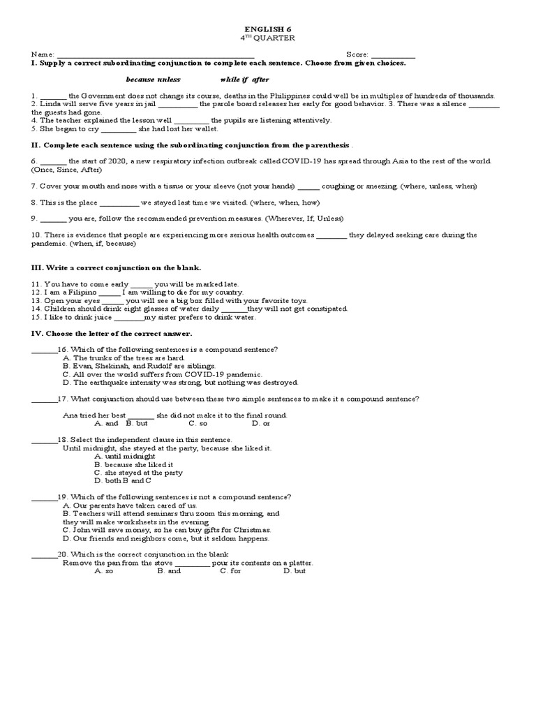 Eng6 ST2 Q4 | Download Free PDF | Diseases And Disorders | Epidemiology