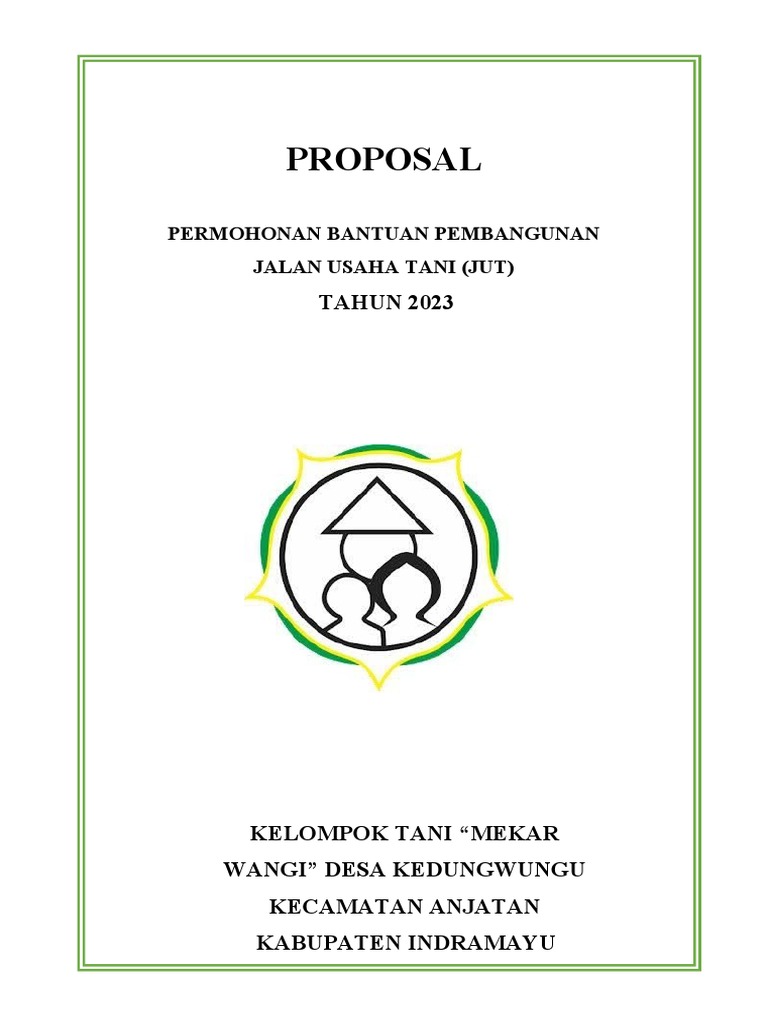 PROPOSAL JUT Tanpa Foto | PDF