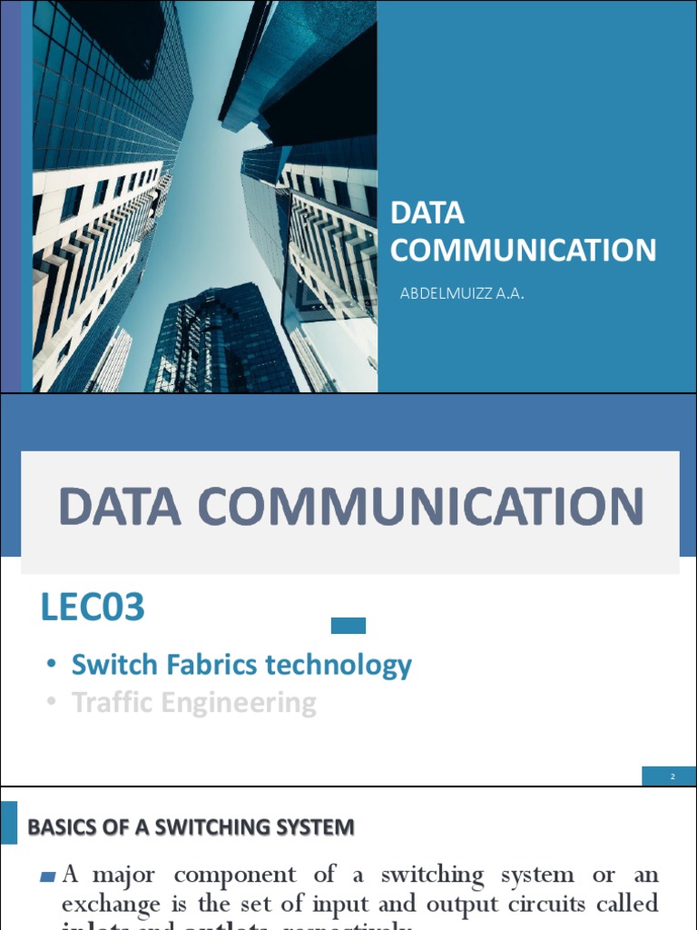 Lec 03 | PDF | Telephone Exchange | Computer Engineering Lec 03 | PDF | Telephone Exchange | Computer Engineering