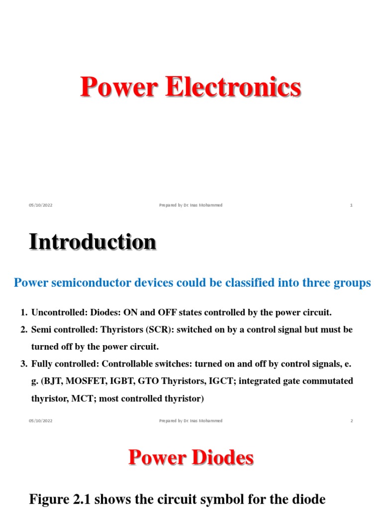 Lecture 2 | PDF | Diode | Semiconductors